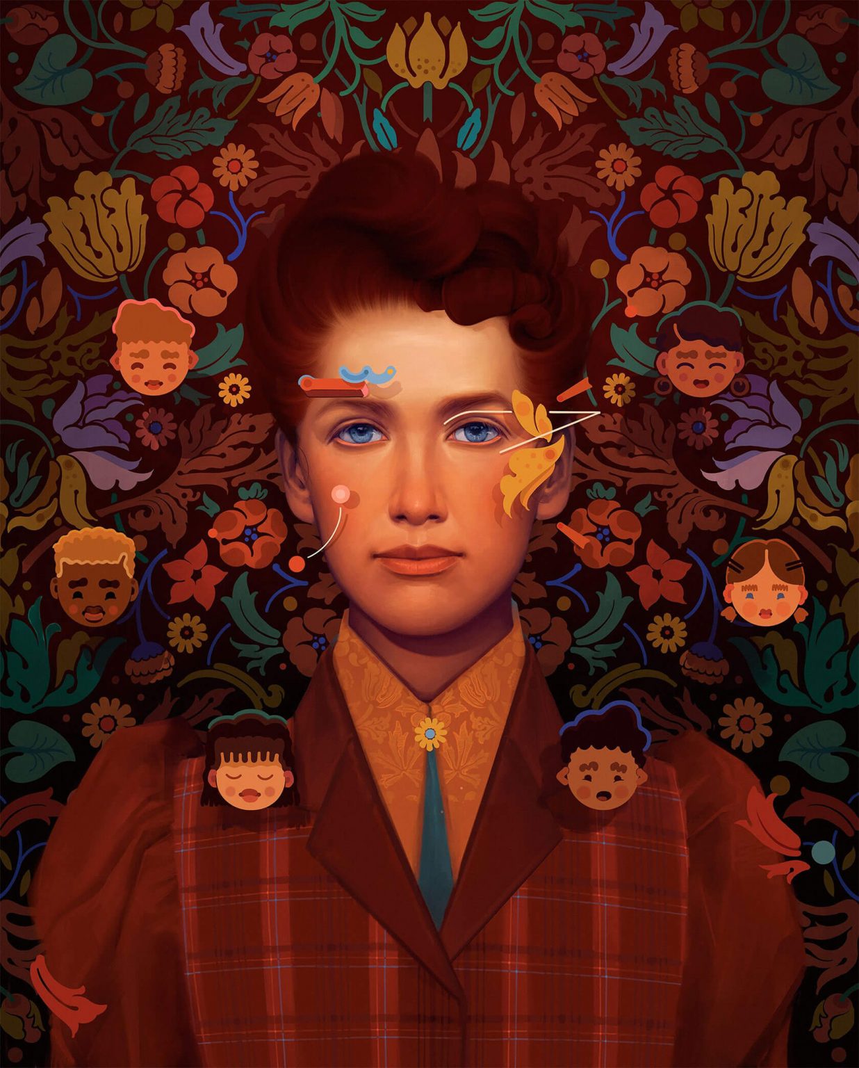 Multilayered Illustrated Portraits by Sam Rodriguez | Daily design ...
