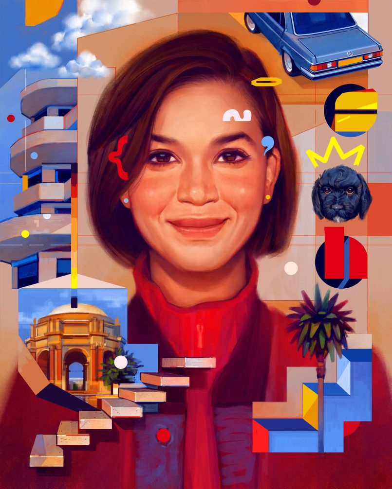 Multilayered Illustrated Portraits by Sam Rodriguez | Daily design ...