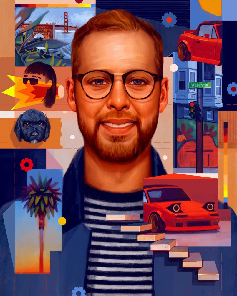 Multilayered Illustrated Portraits by Sam Rodriguez | Daily design ...