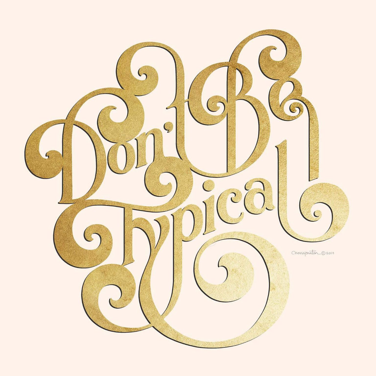 Gorgeous Lettering Creations by Novia Jonatan | Daily design ...