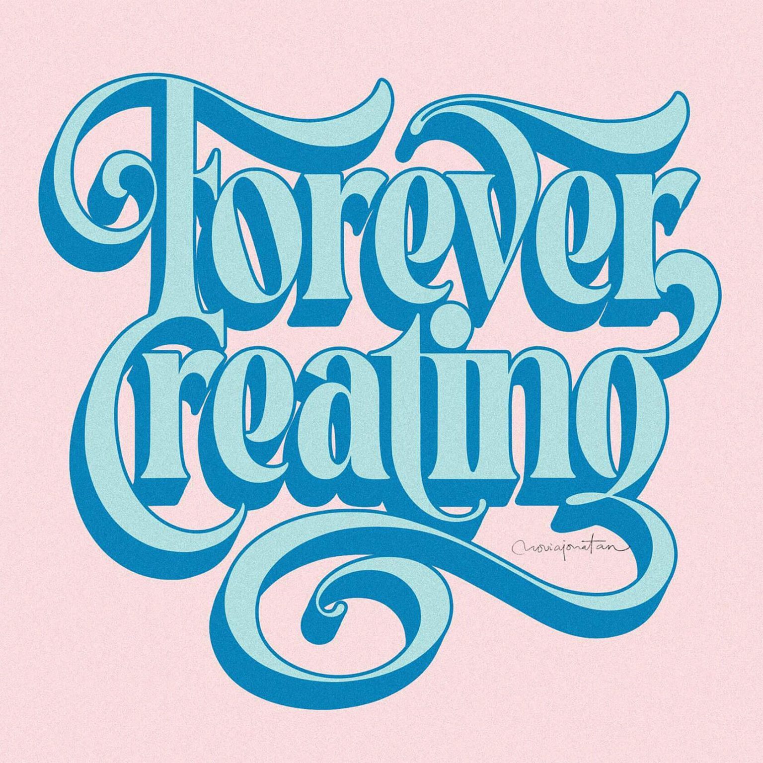 Gorgeous Lettering Creations by Novia Jonatan | Daily design ...