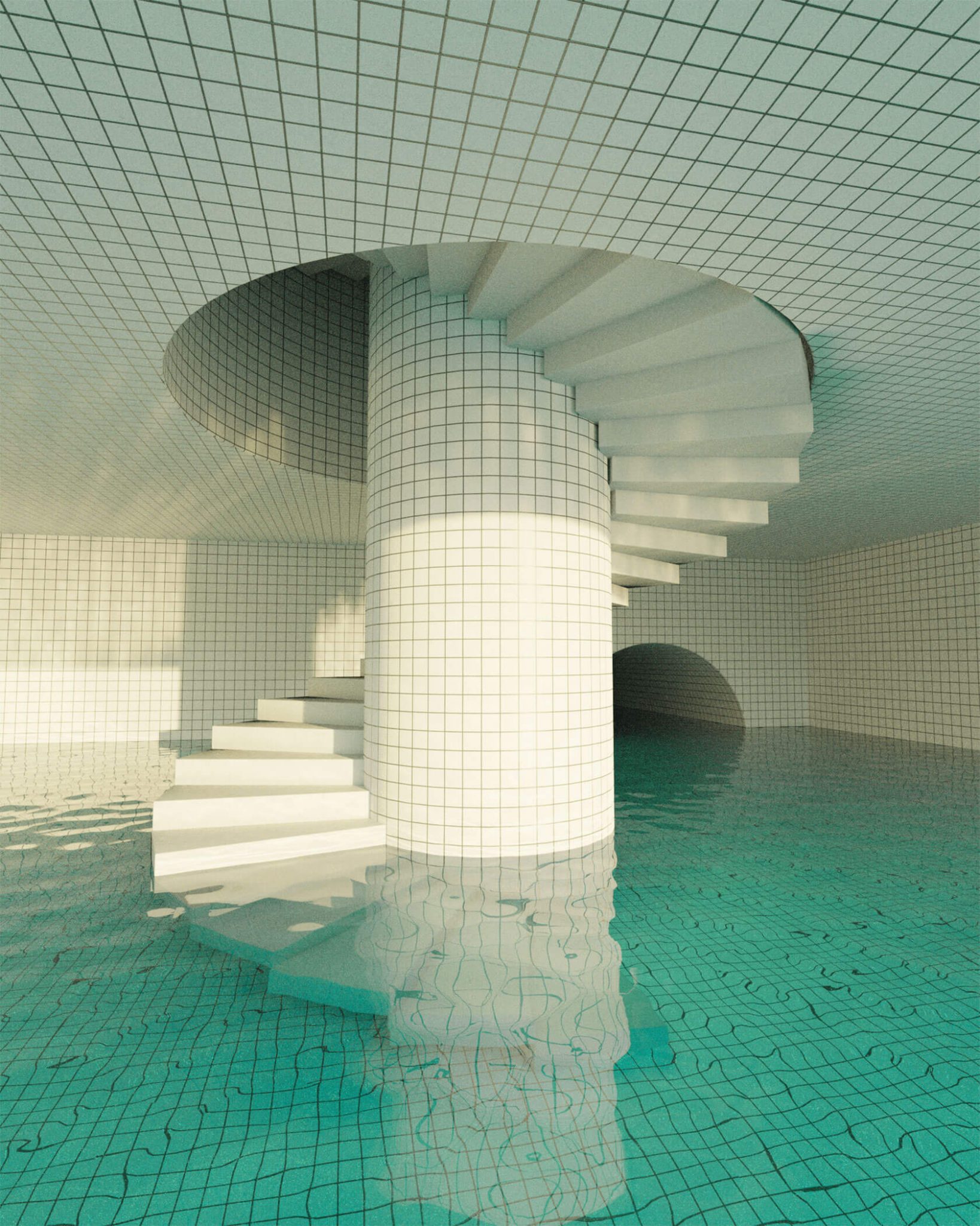 Dream Pools: Liminal Space Artworks by Jared Pike | Daily design ...