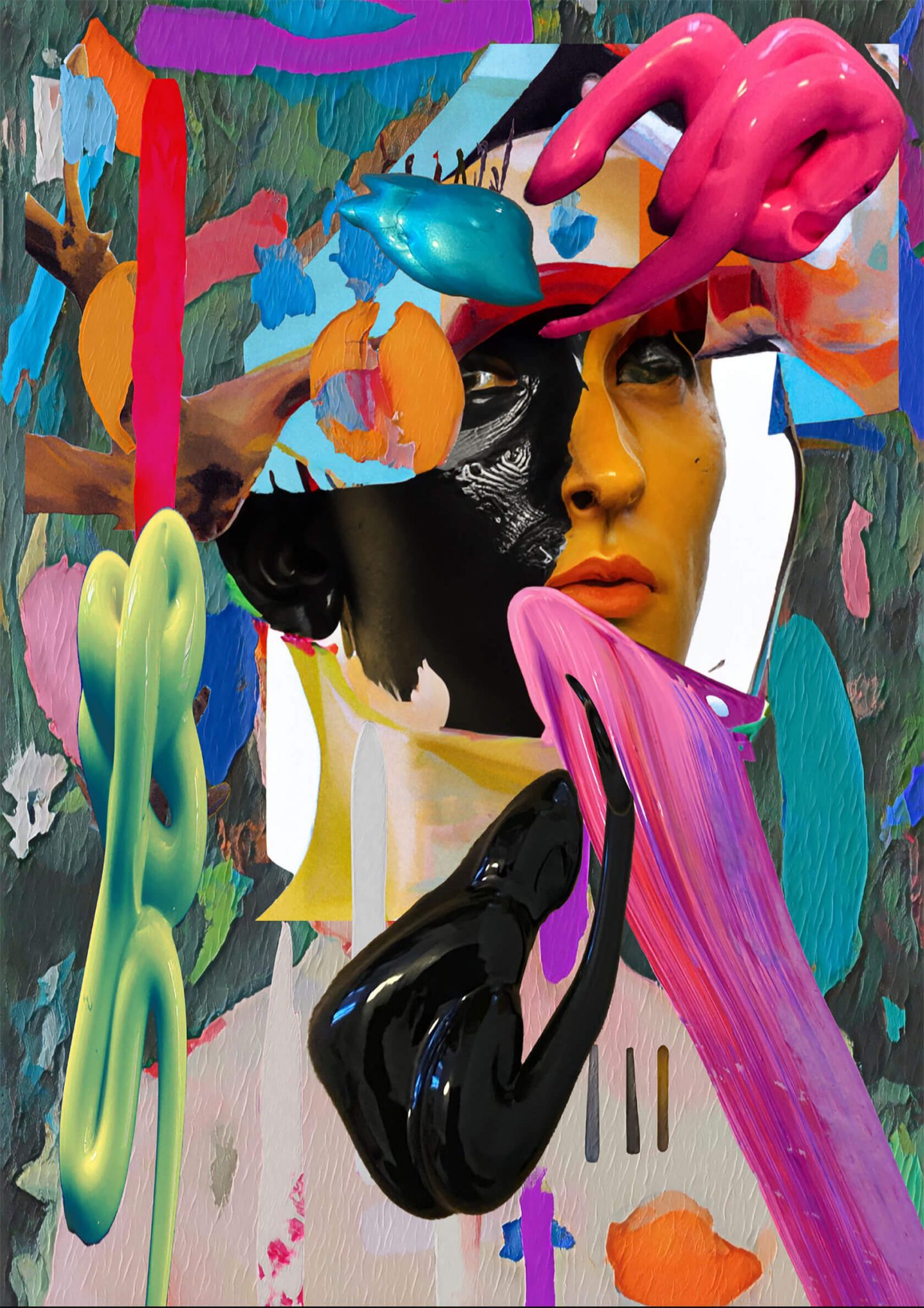 NoMansLand: Mixed Media Artworks by SnowSkull | Daily design inspiration for creatives ...