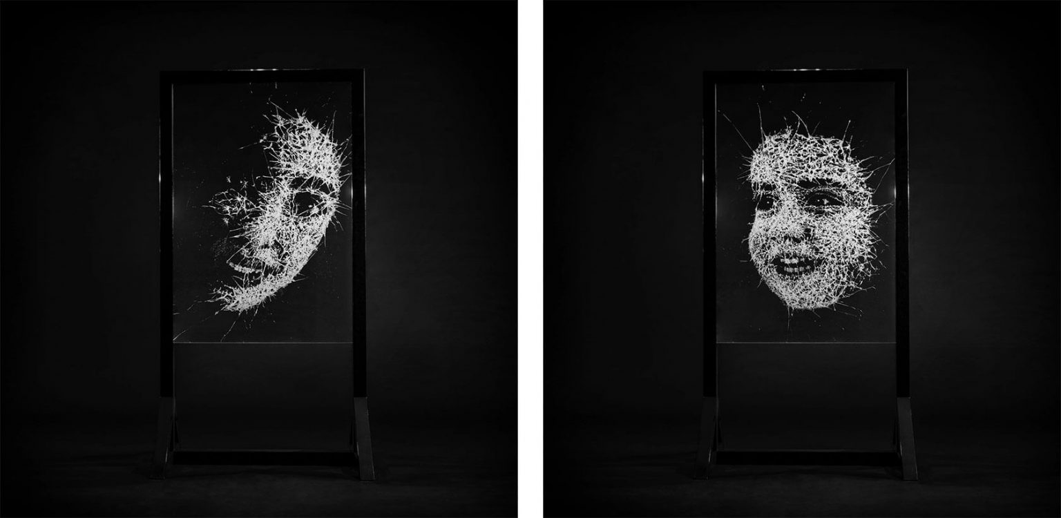 Shattering Expectations: Broken Glass Portraits by Simon Berger | Daily ...