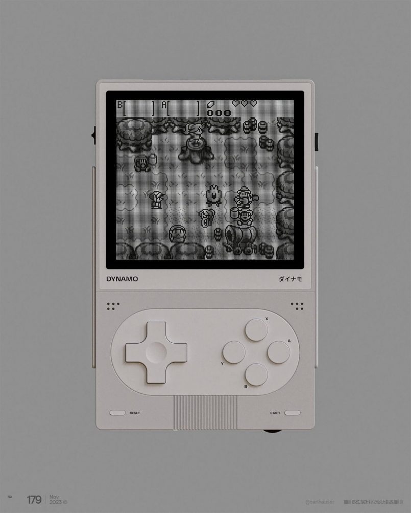 Dynamo: A Modern Game Boy Concept by Sebastian Stapelfeldt | Daily ...
