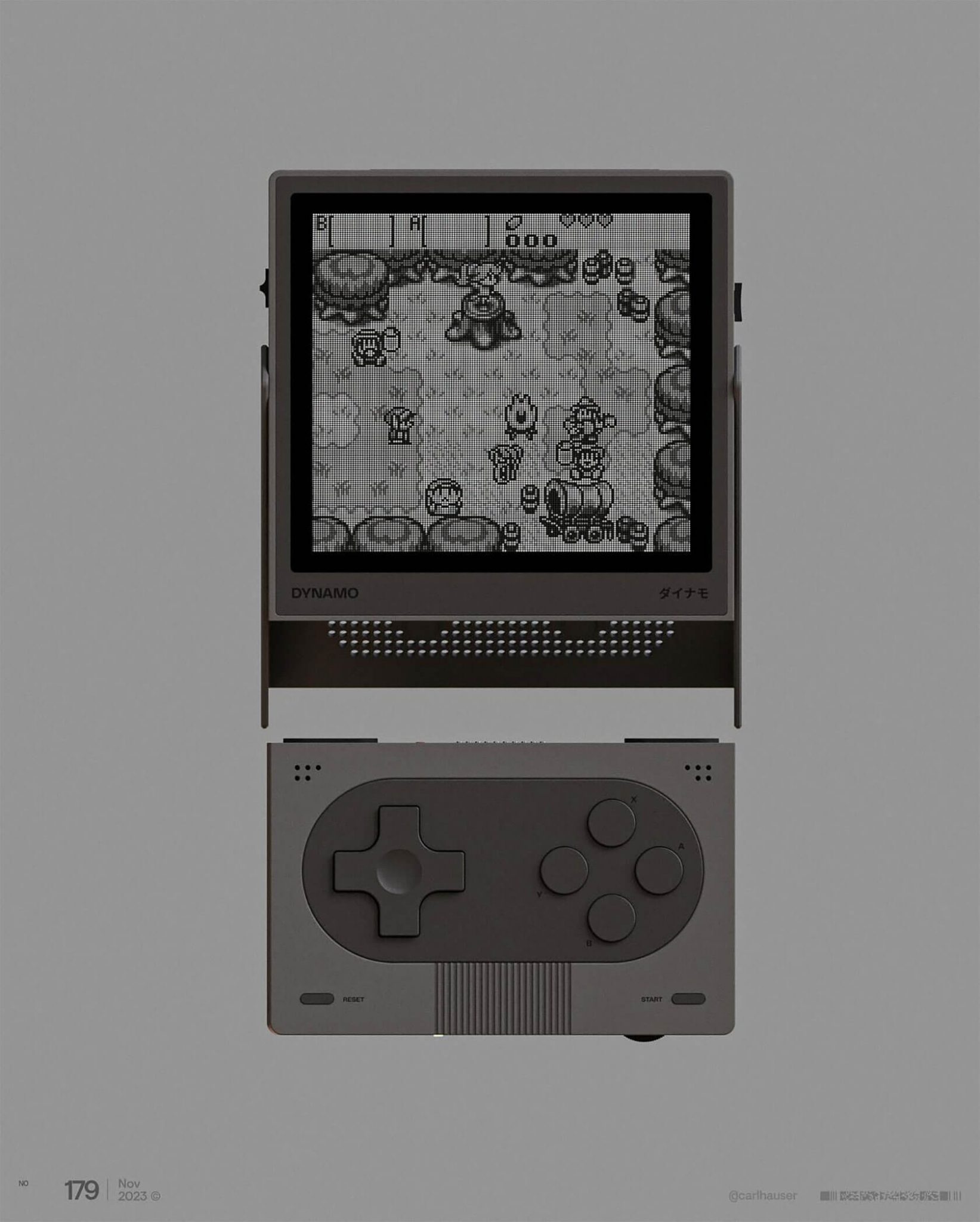 Dynamo: A Modern Game Boy Concept by Sebastian Stapelfeldt | Daily ...