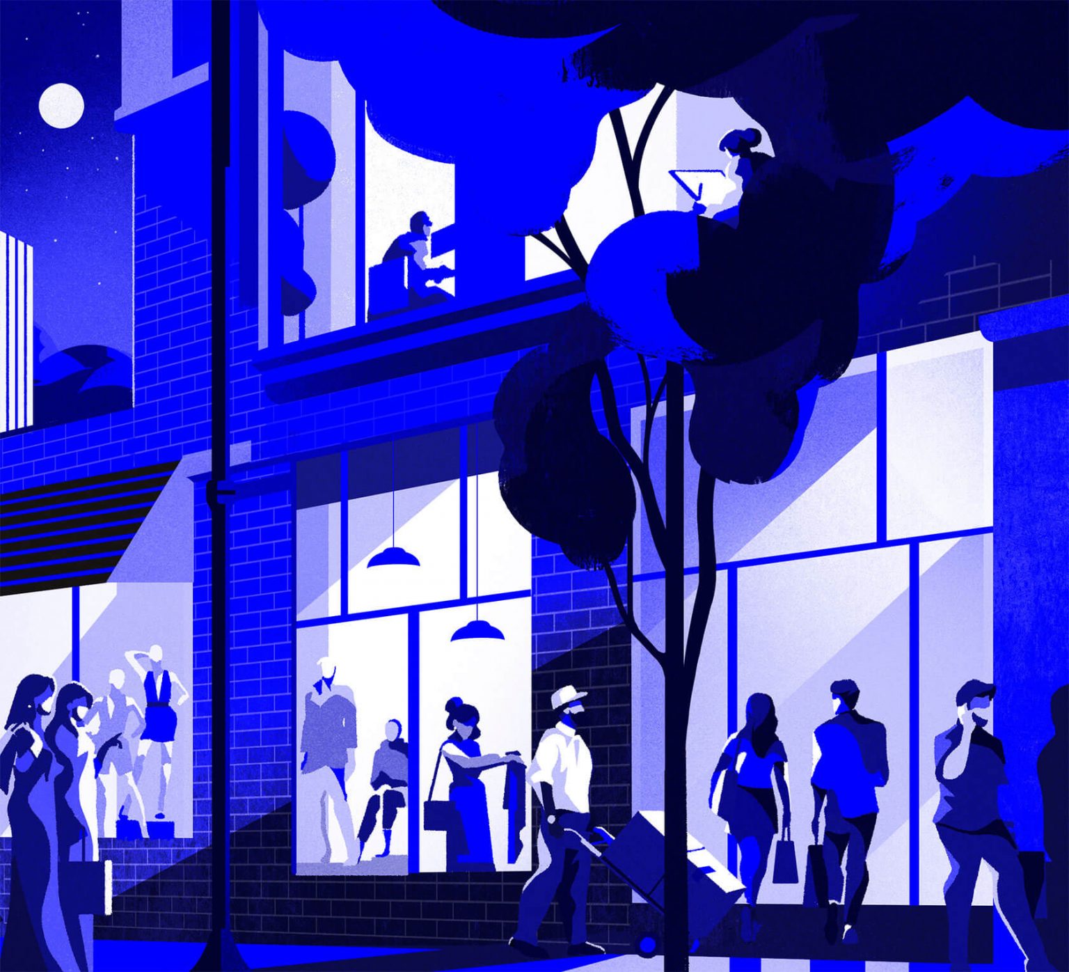 Gorgeous Monochrome Illustrations by Charlie Davis | Daily design ...