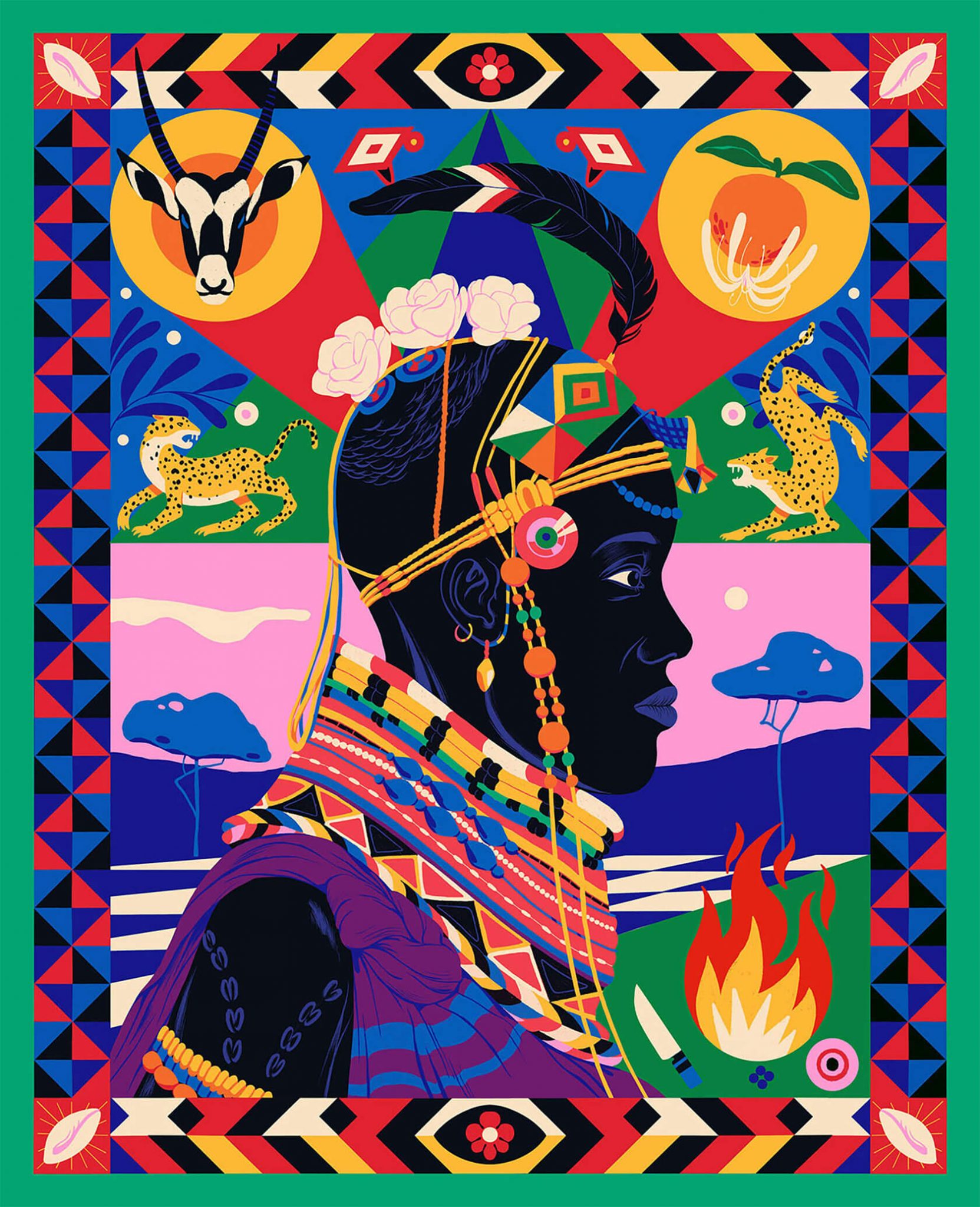 Cultural Canvas: Illustrations by Muhammed Sajid | Daily design ...