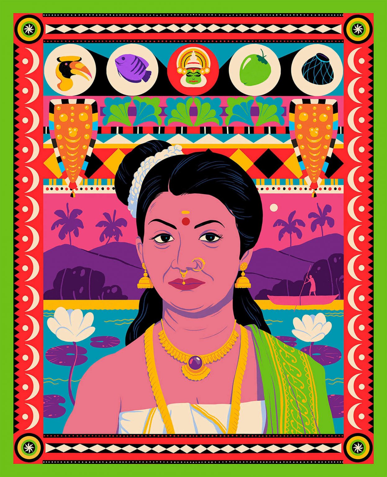 Cultural Canvas: Illustrations by Muhammed Sajid | Daily design ...