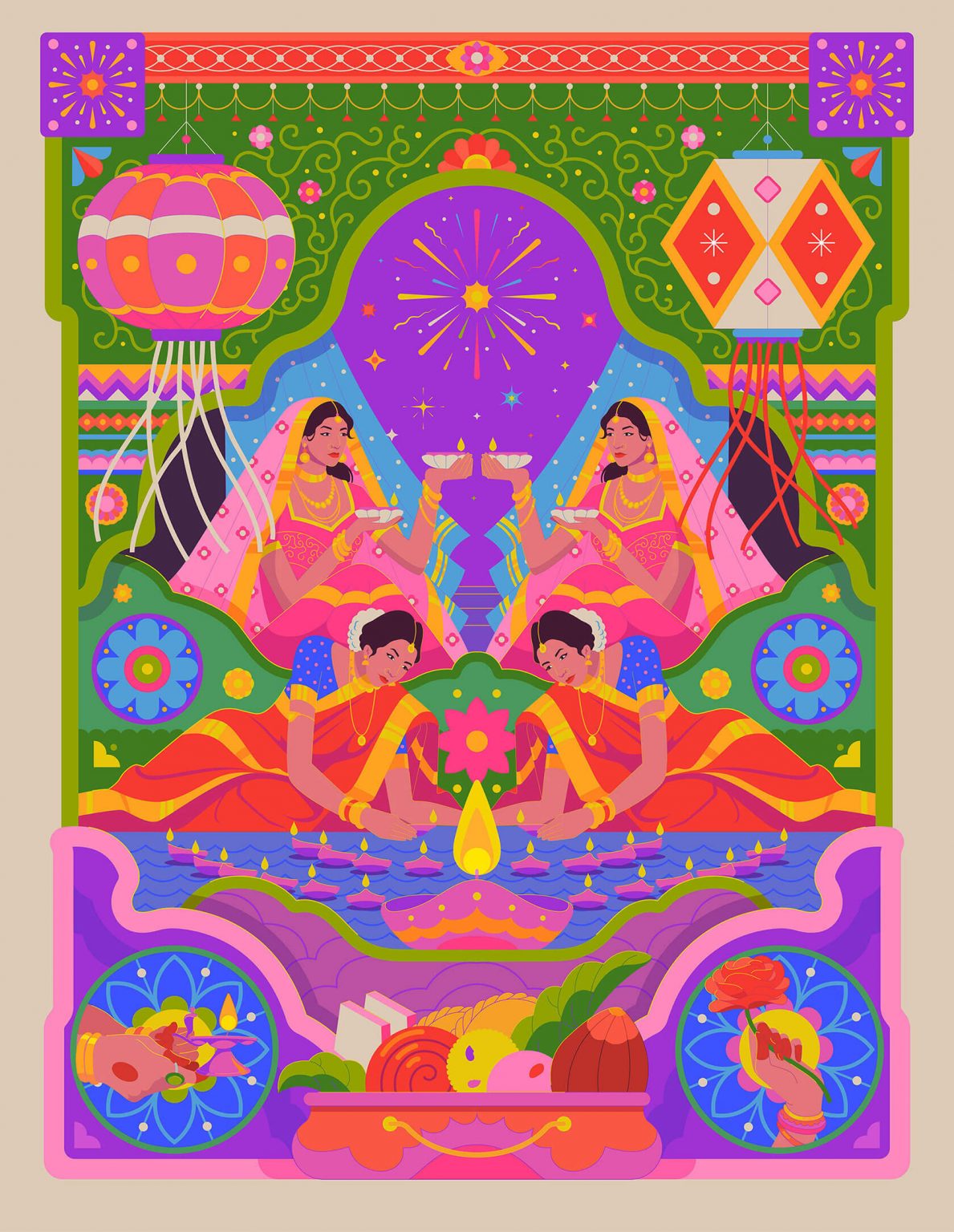 Cultural Canvas: Illustrations by Muhammed Sajid | Daily design ...