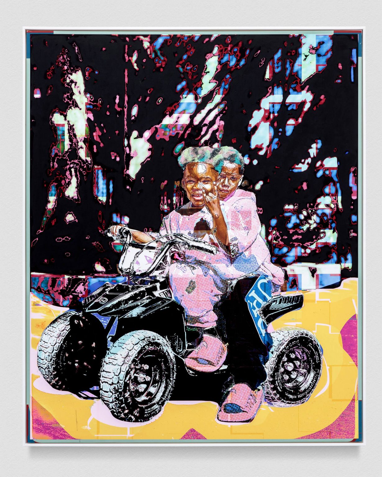 Hyper-Saturated Mixed Media Artworks by Amani Lewis | Daily design ...