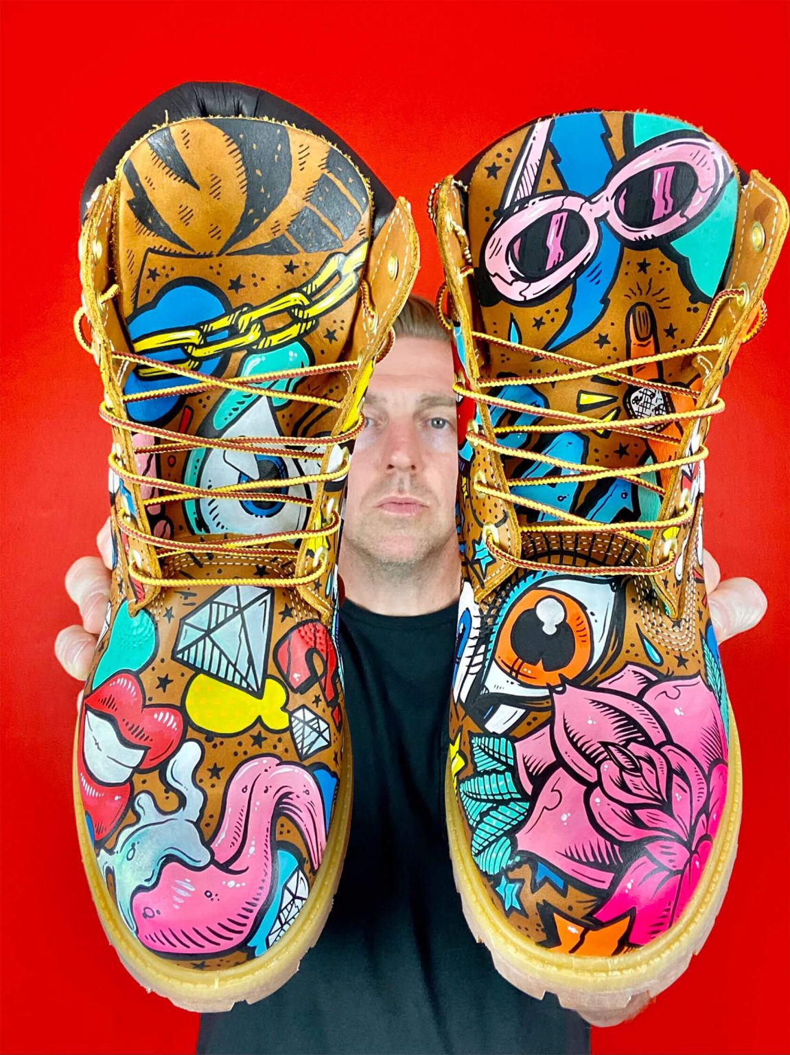 Shoes as Canvas: Custom Sneakers by Chad Cantcolor | Daily design ...