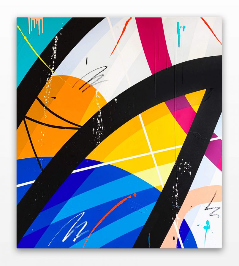 Graffiti on Canvas: Vibrant Artworks by Sébastien Theys | Daily design ...
