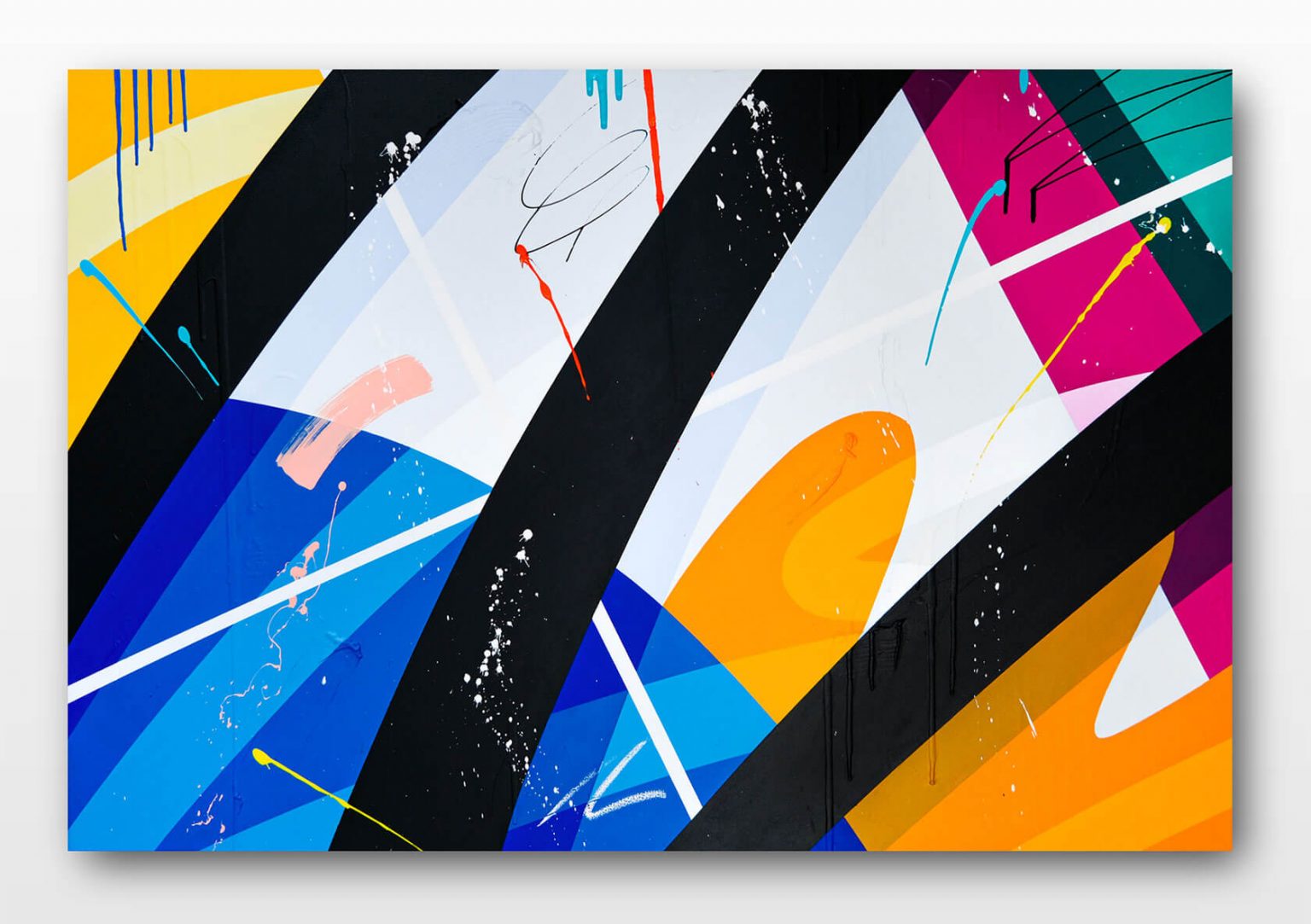 Graffiti on Canvas: Vibrant Artworks by Sébastien Theys | Daily design ...