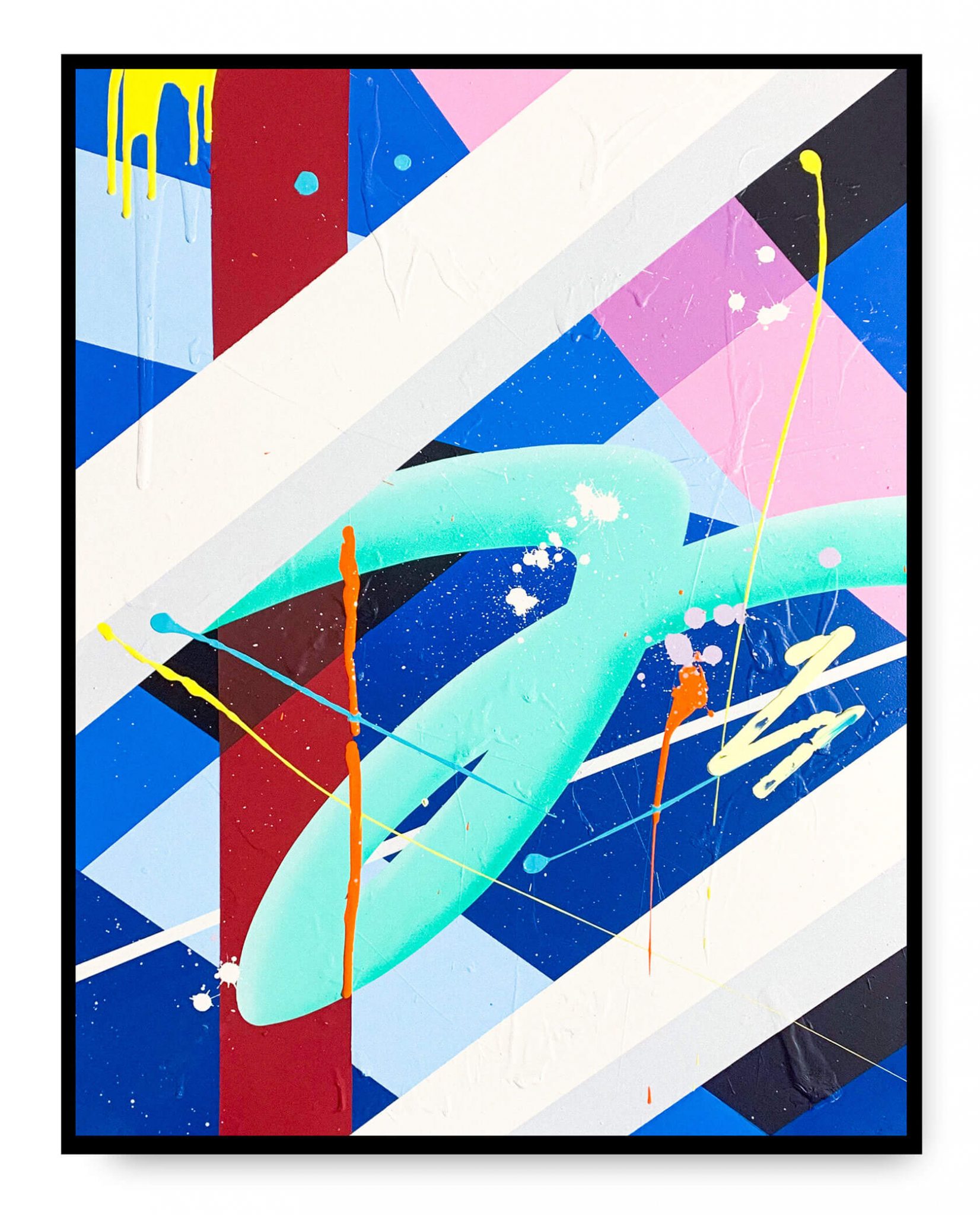 Graffiti on Canvas: Vibrant Artworks by Sébastien Theys | Daily design ...