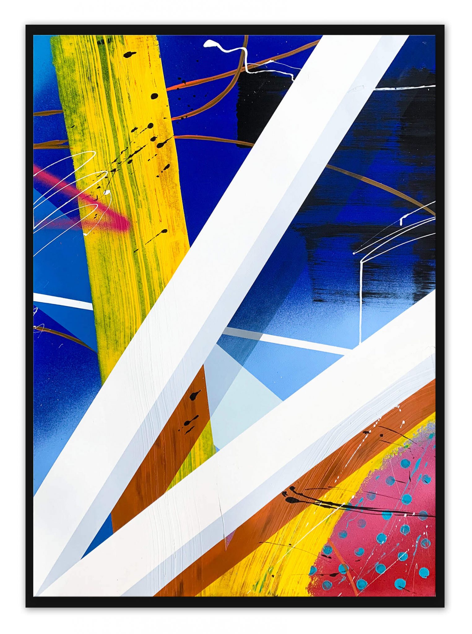 Graffiti on Canvas: Vibrant Artworks by Sébastien Theys | Daily design ...