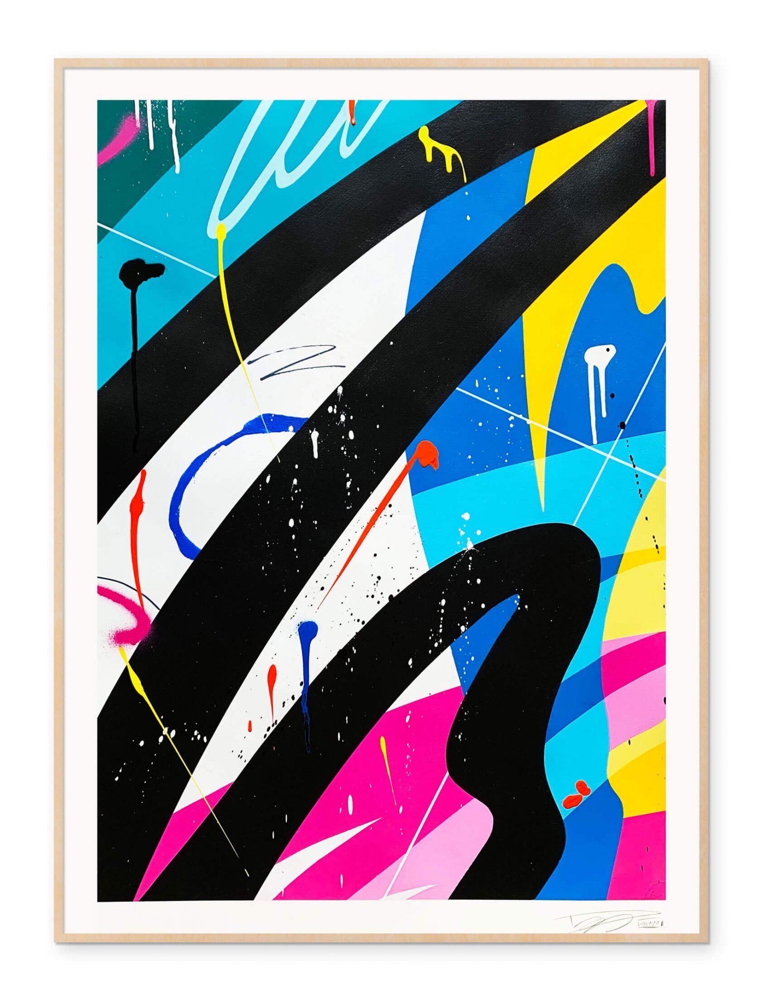 Graffiti on Canvas: Vibrant Artworks by Sébastien Theys | Daily design ...