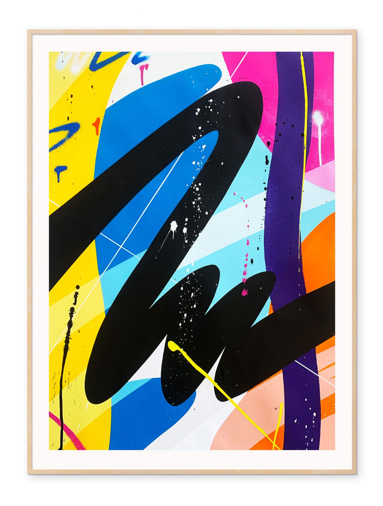 Graffiti on Canvas: Vibrant Artworks by Sébastien Theys | Daily design ...