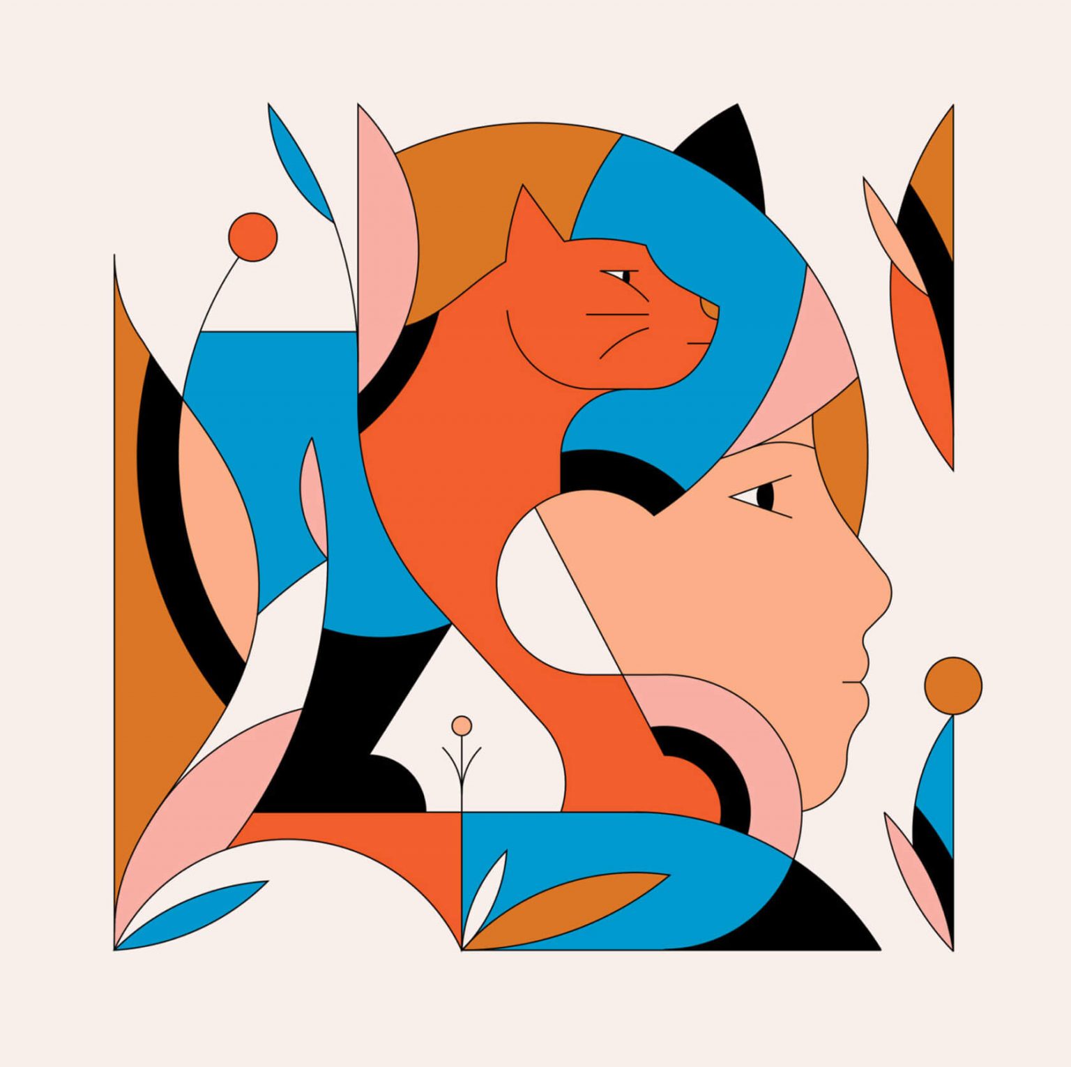Colorful Medleys: Illustrations by Calvin Sprague | Daily design ...