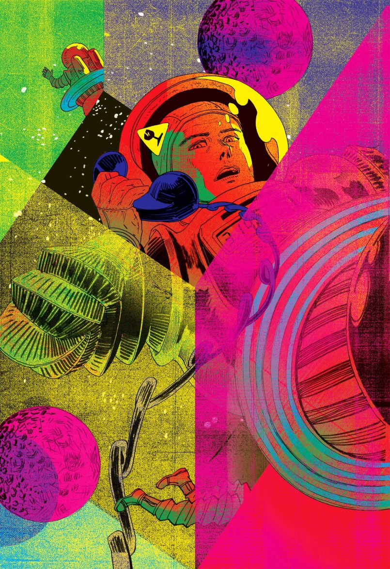 Neon-Soaked Comics: Striking Artworks by Kongkee | Daily design ...