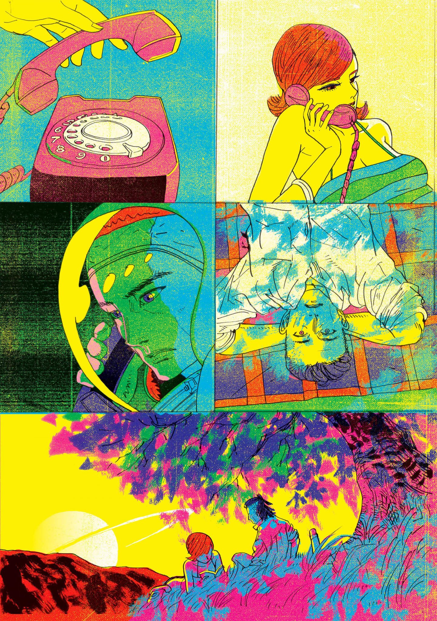 Neon-Soaked Comics: Striking Artworks by Kongkee | Daily design ...