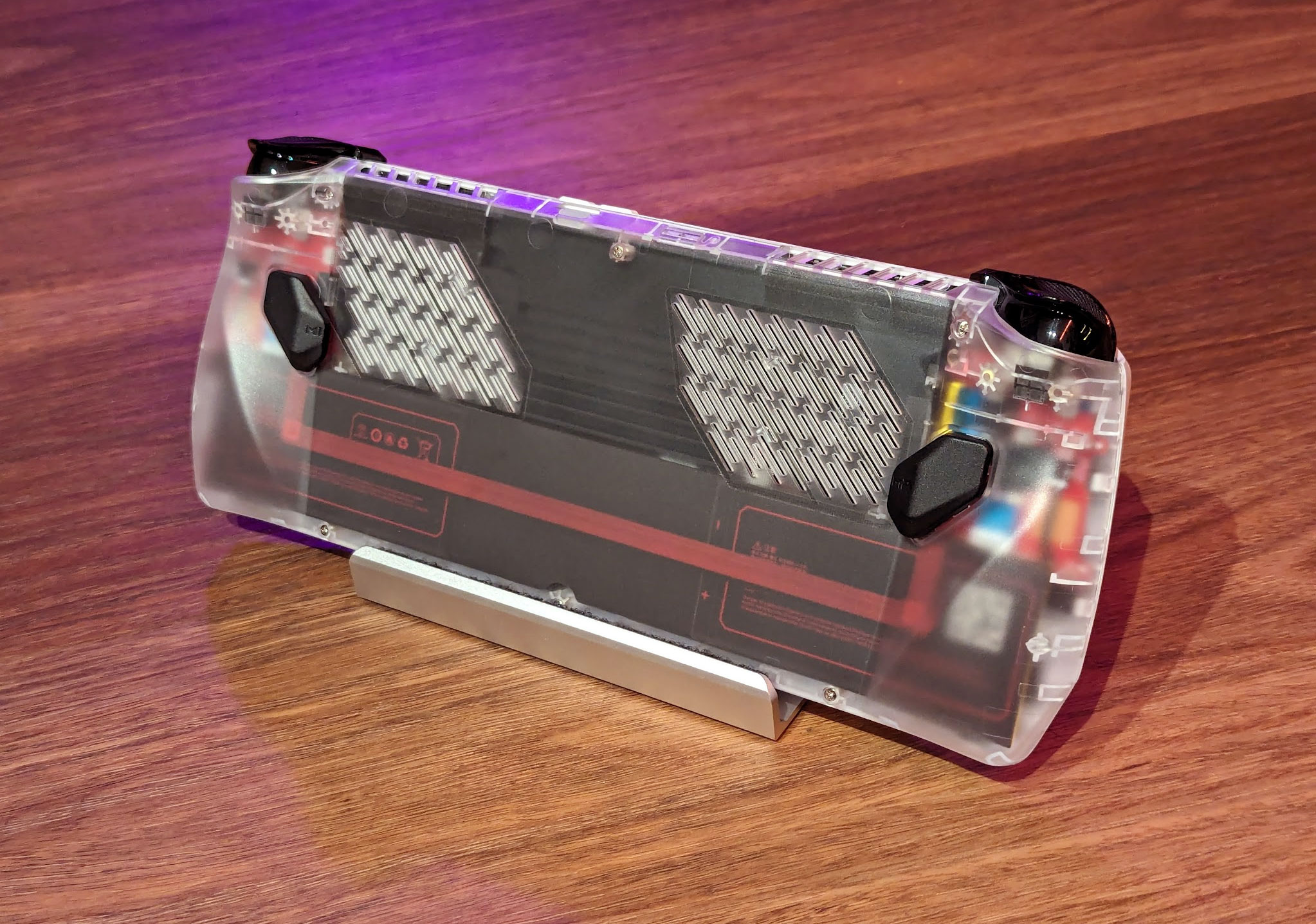 This new transparent backplate from JSAUX will cool down your ROG Ally ...