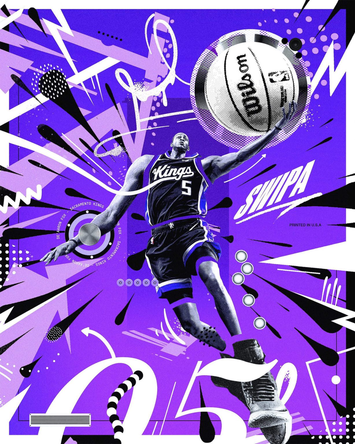 Dynamic NBA Collages by Arham Haq | Daily design inspiration for ...