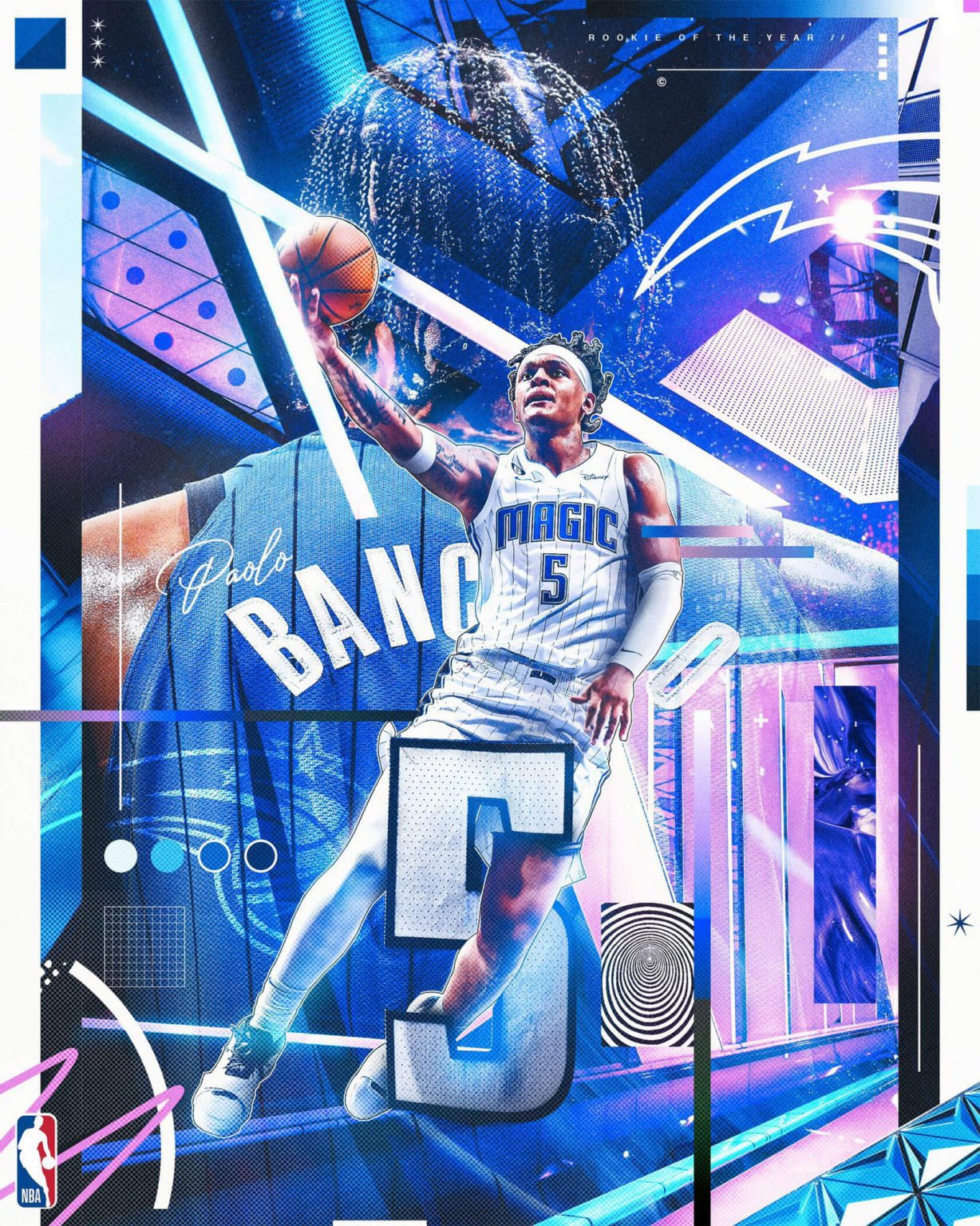 Dynamic NBA Collages by Arham Haq | Daily design inspiration for ...