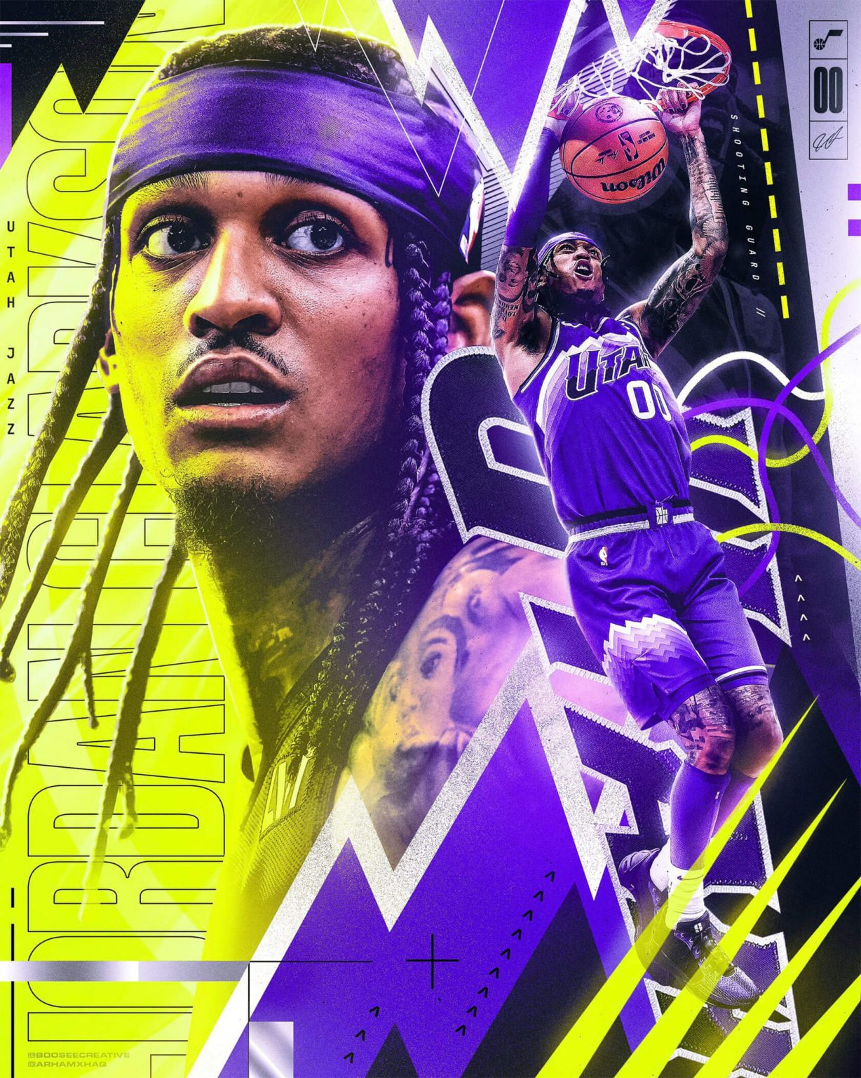 Dynamic NBA Collages by Arham Haq | Daily design inspiration for ...