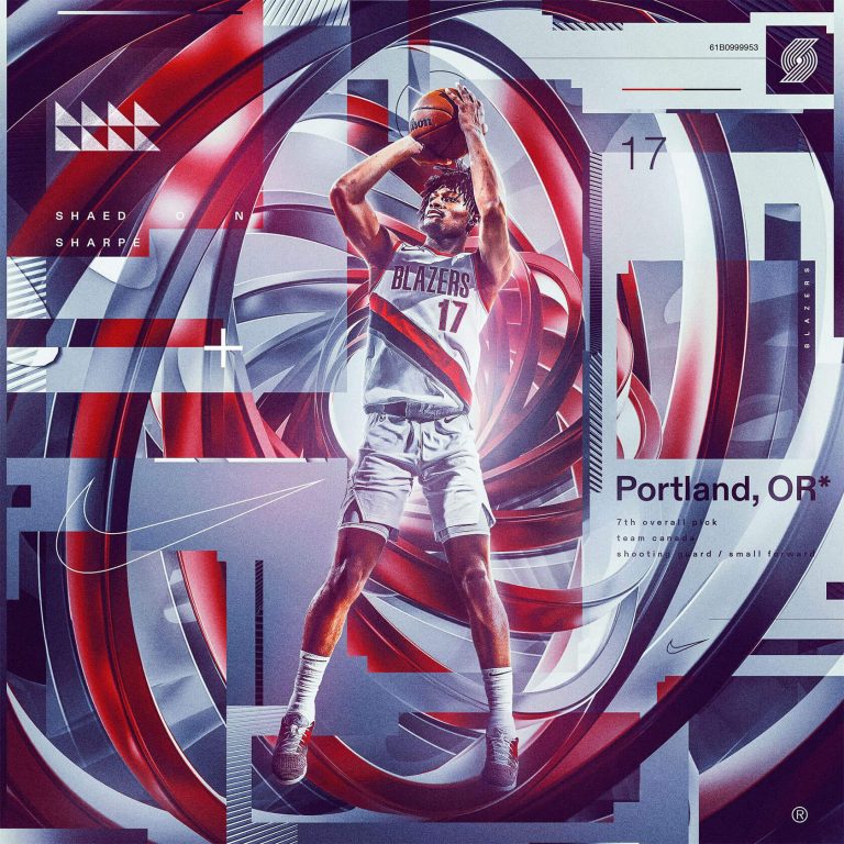 Dynamic NBA Collages by Arham Haq | Daily design inspiration for ...