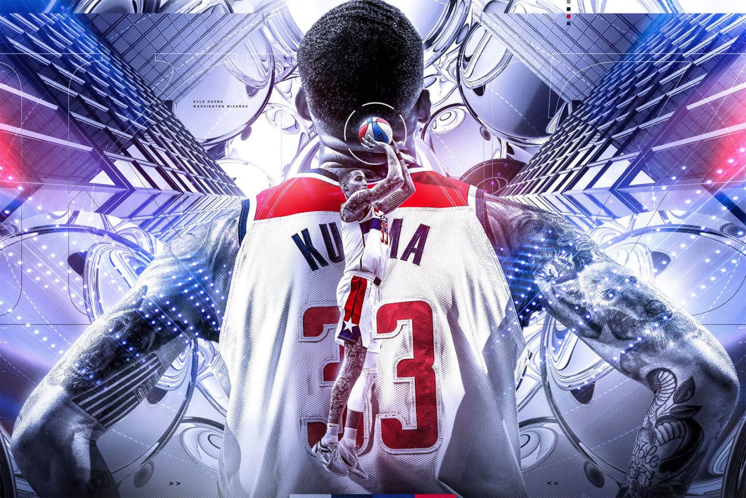 Dynamic NBA Collages by Arham Haq | Daily design inspiration for ...