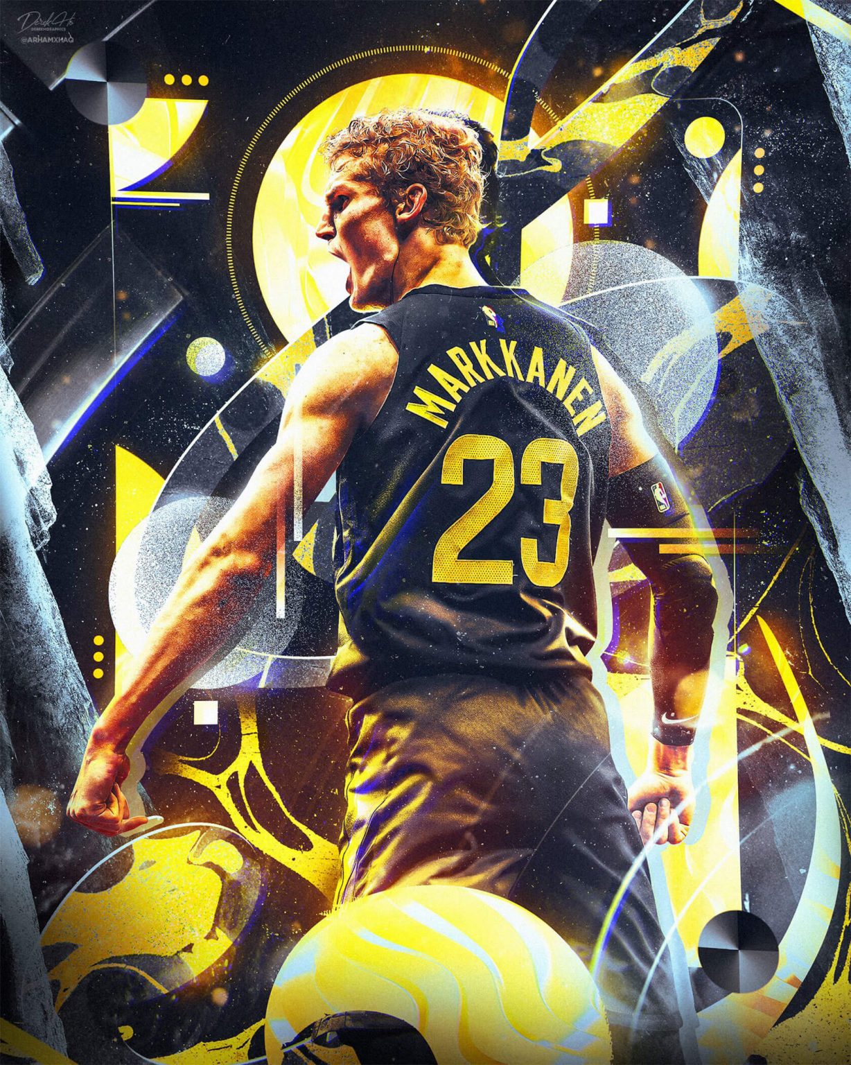Dynamic NBA Collages by Arham Haq | Daily design inspiration for ...