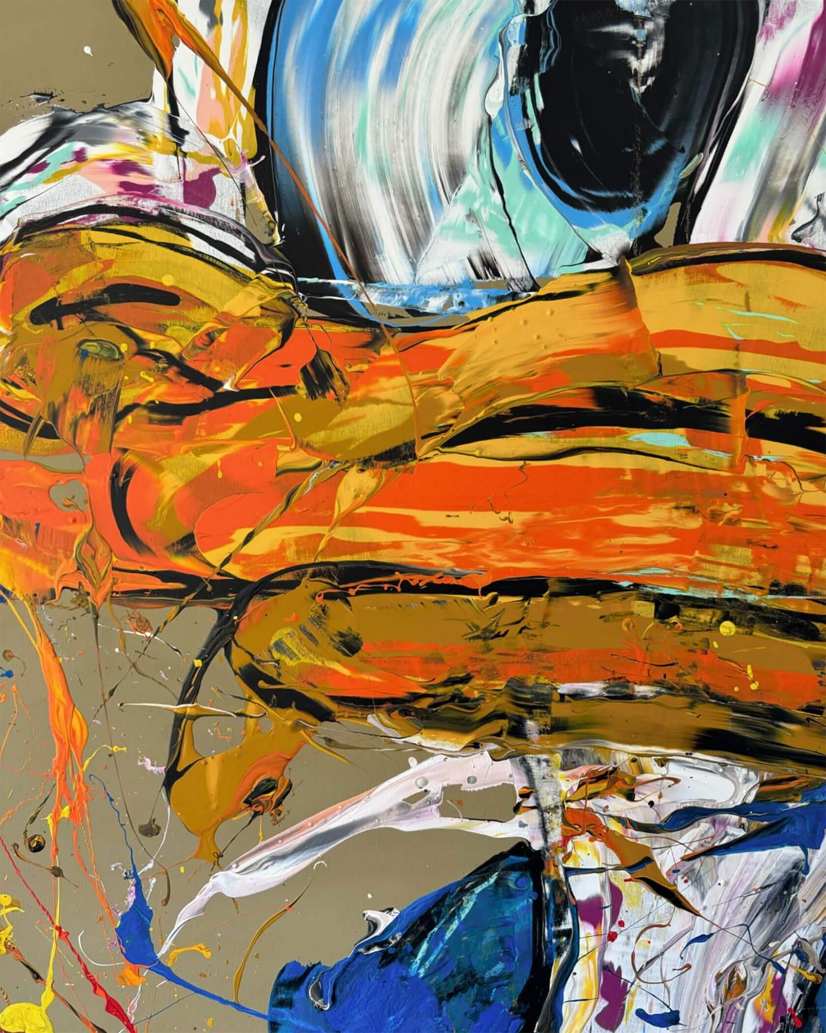 Powerful Abstract Pop Art Paintings by Gabriele Serrini | Daily design ...
