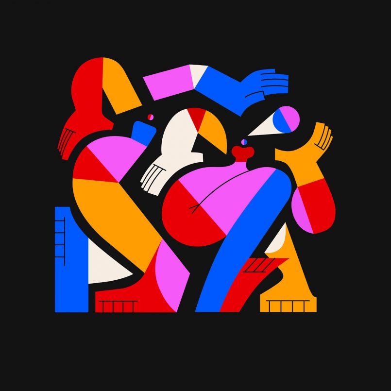 Between Blocks: Geometric Artworks by Santiago Oddis | Daily design ...