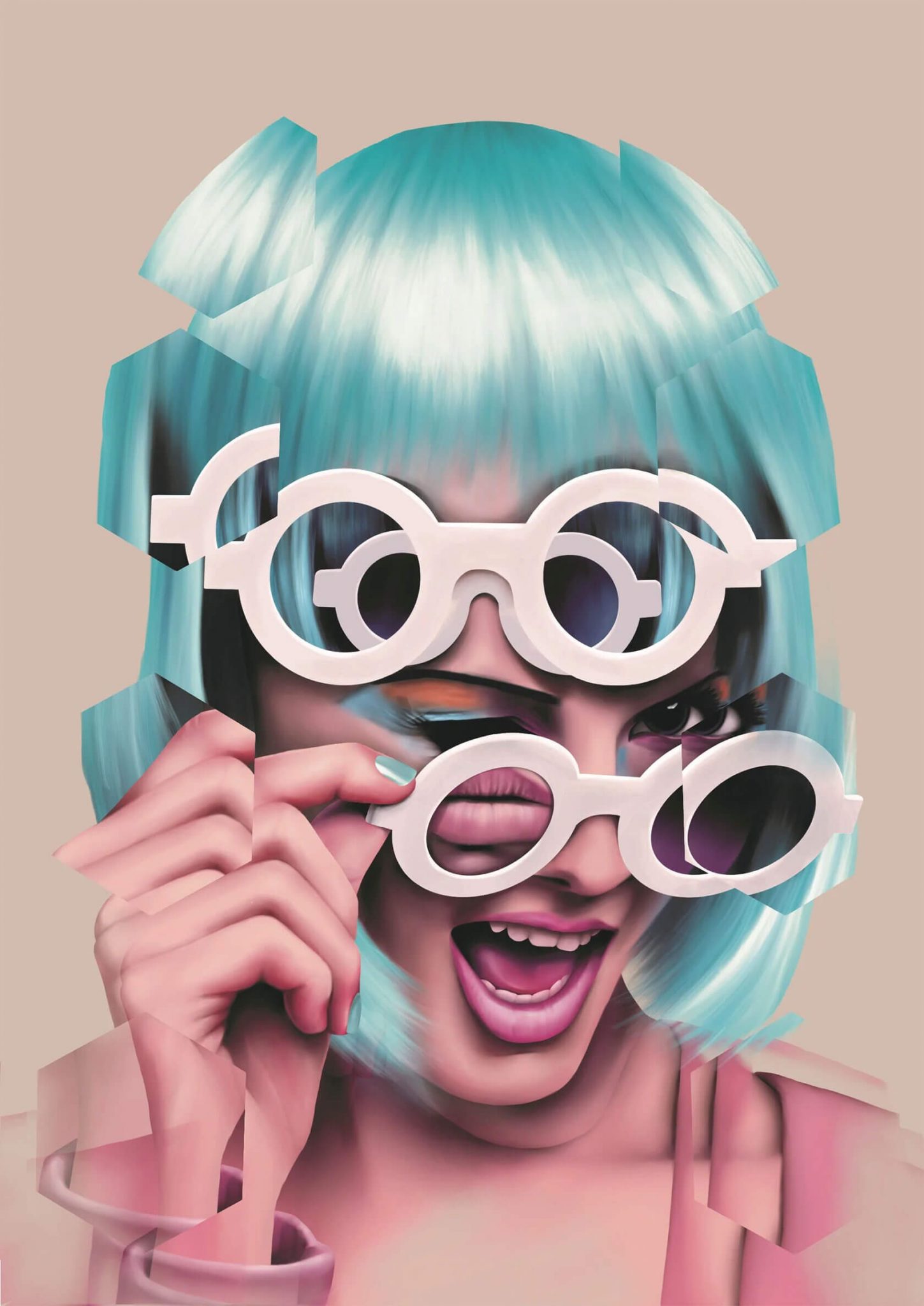 Double Hexposure: Abstract Paintings by Wolf Blazar | Daily design ...