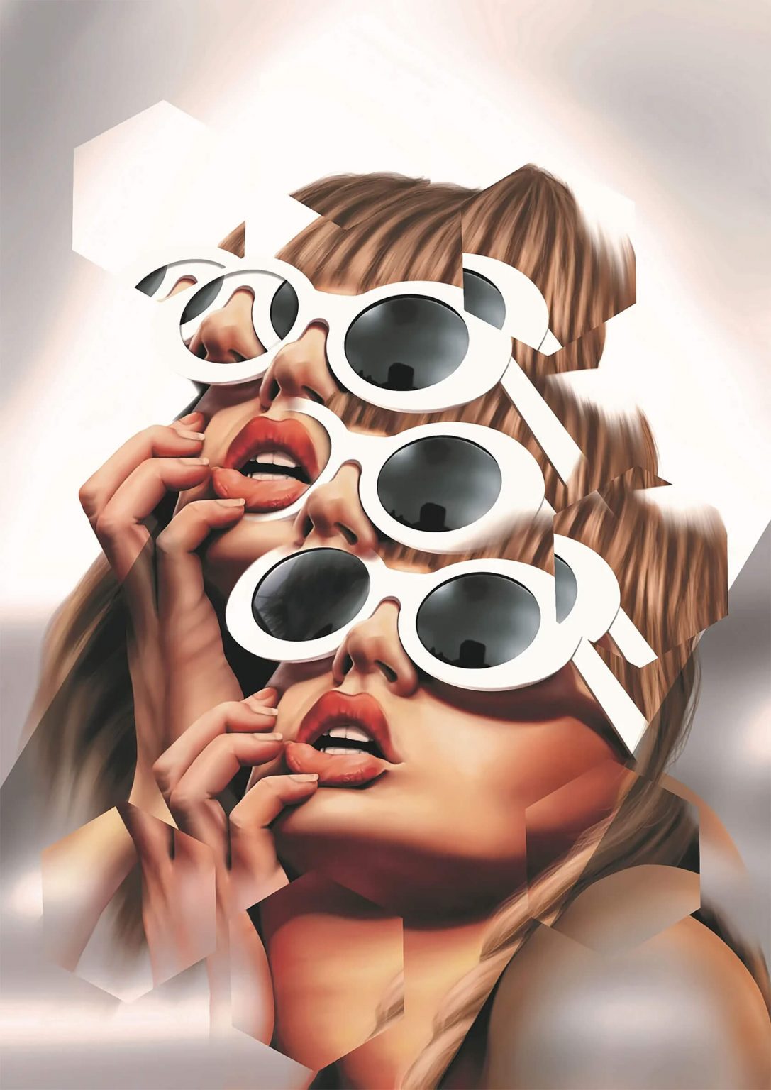 Double Hexposure: Abstract Paintings by Wolf Blazar | Daily design ...