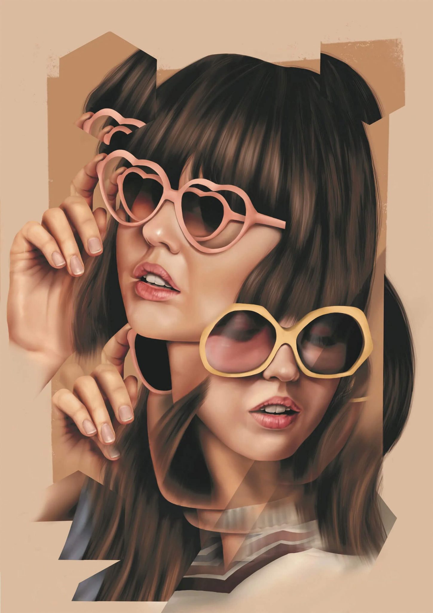 Double Hexposure: Abstract Paintings by Wolf Blazar | Daily design ...