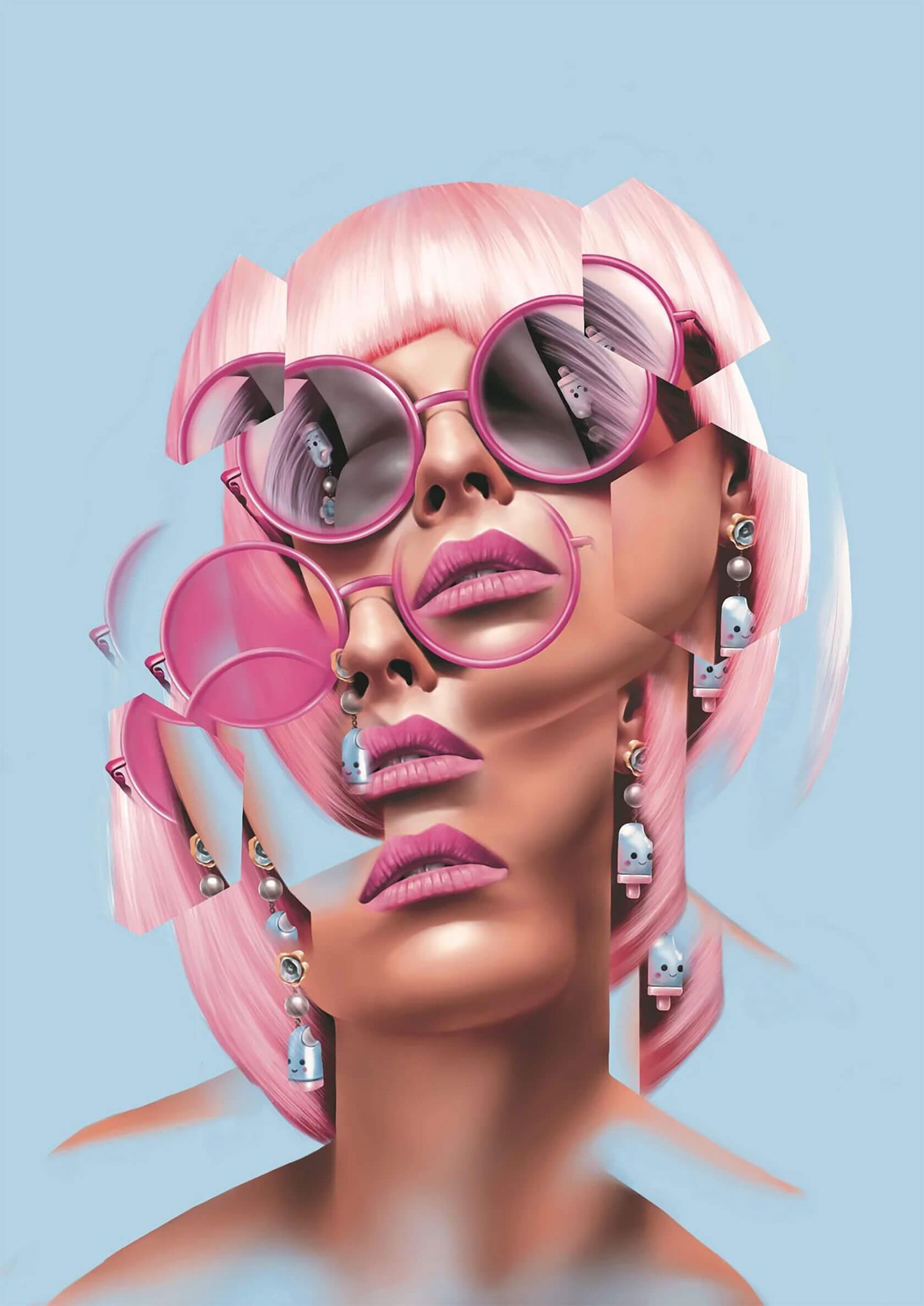 Double Hexposure: Abstract Paintings by Wolf Blazar | Daily design ...