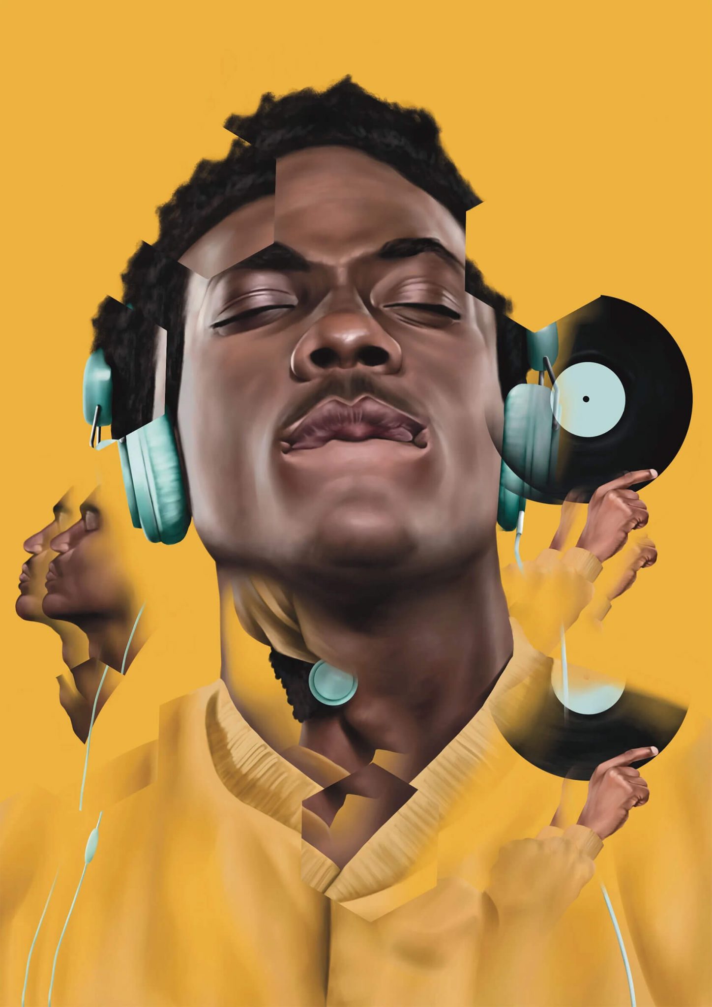 Double Hexposure: Abstract Paintings by Wolf Blazar | Daily design ...