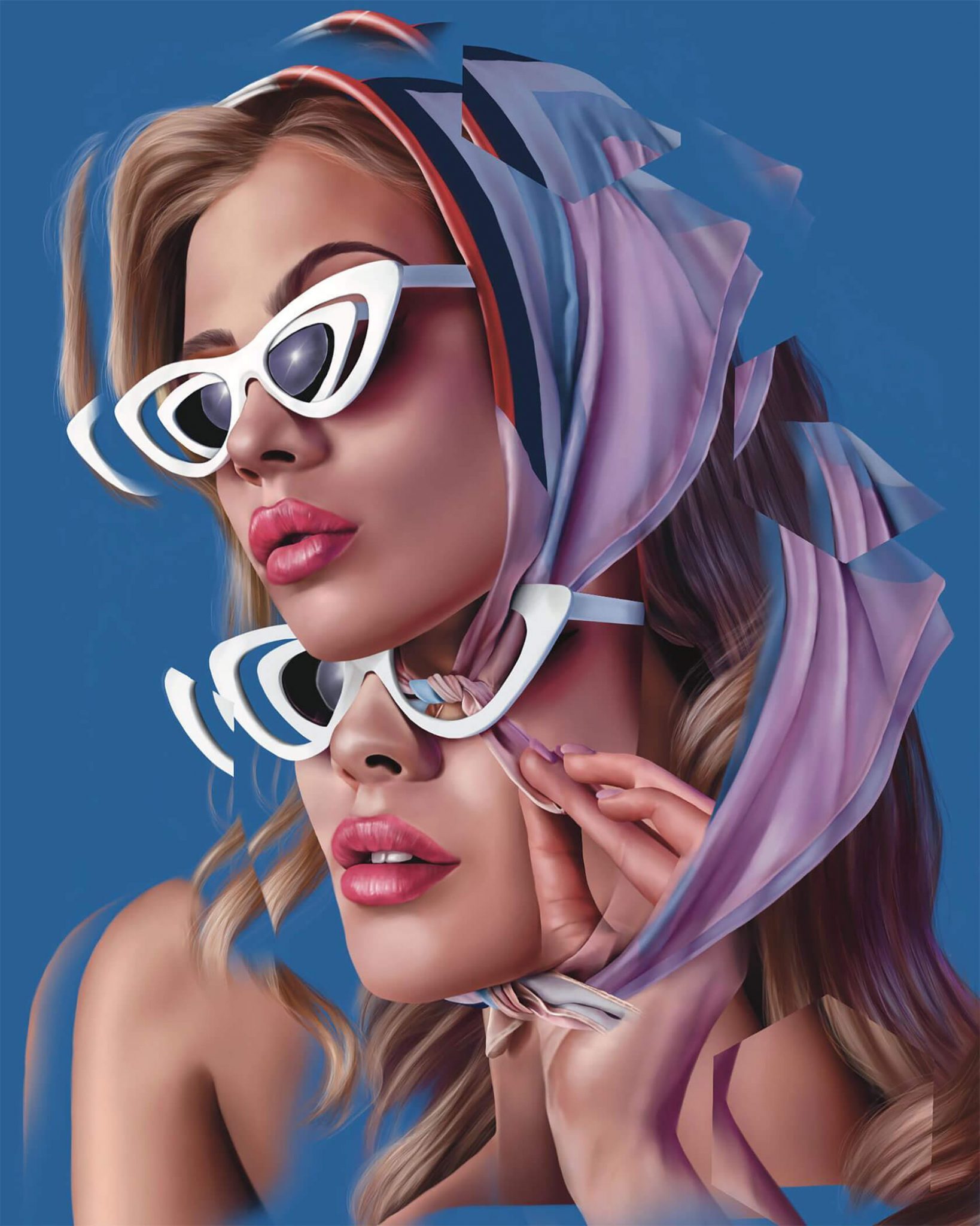 Double Hexposure: Abstract Paintings by Wolf Blazar | Daily design ...