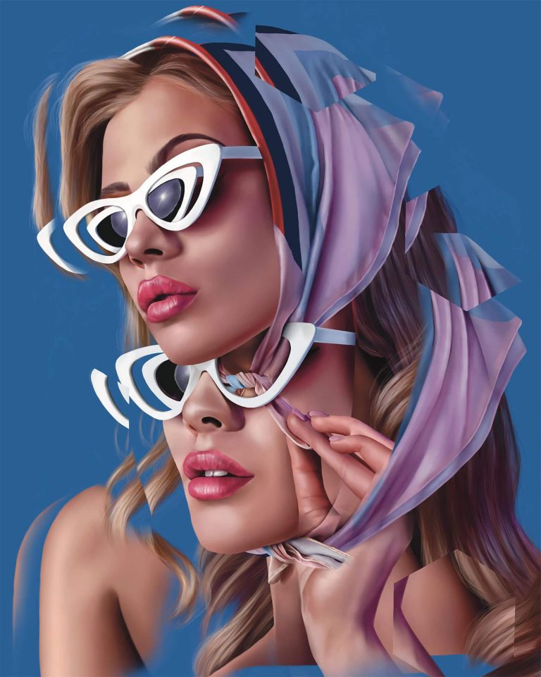 Double Hexposure: Abstract Paintings by Wolf Blazar | Daily design ...