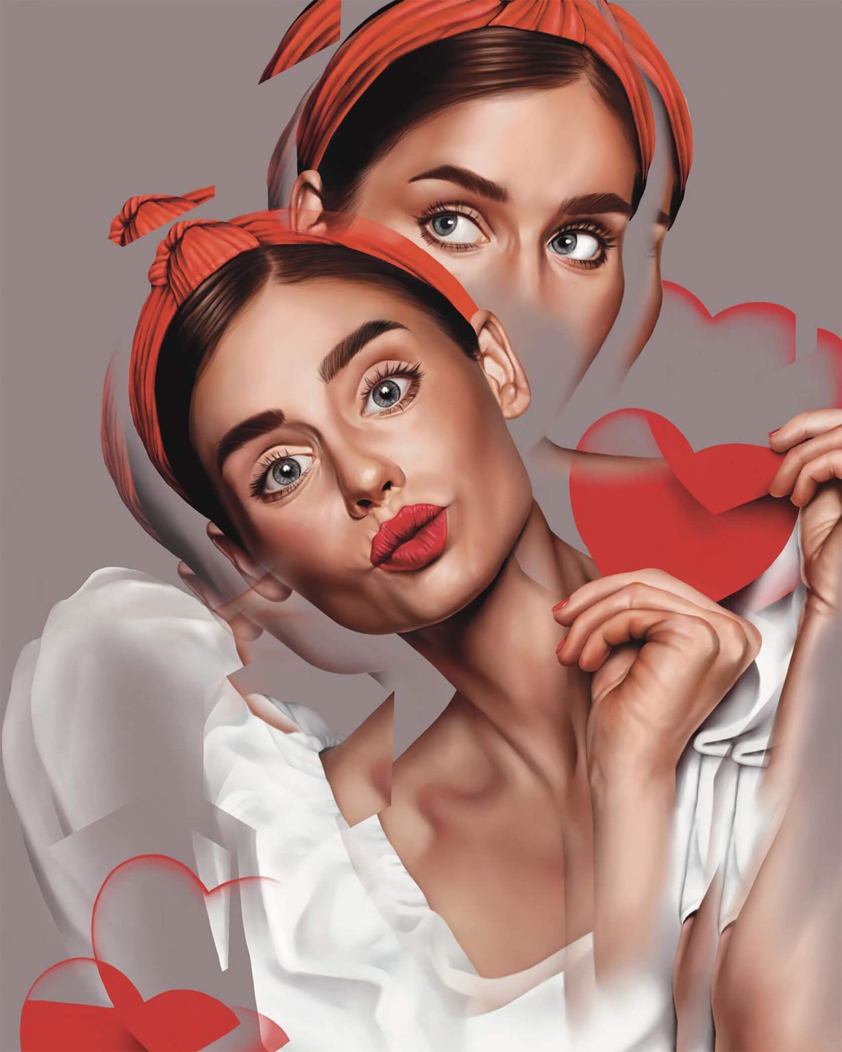 Double Hexposure: Abstract Paintings by Wolf Blazar | Daily design ...