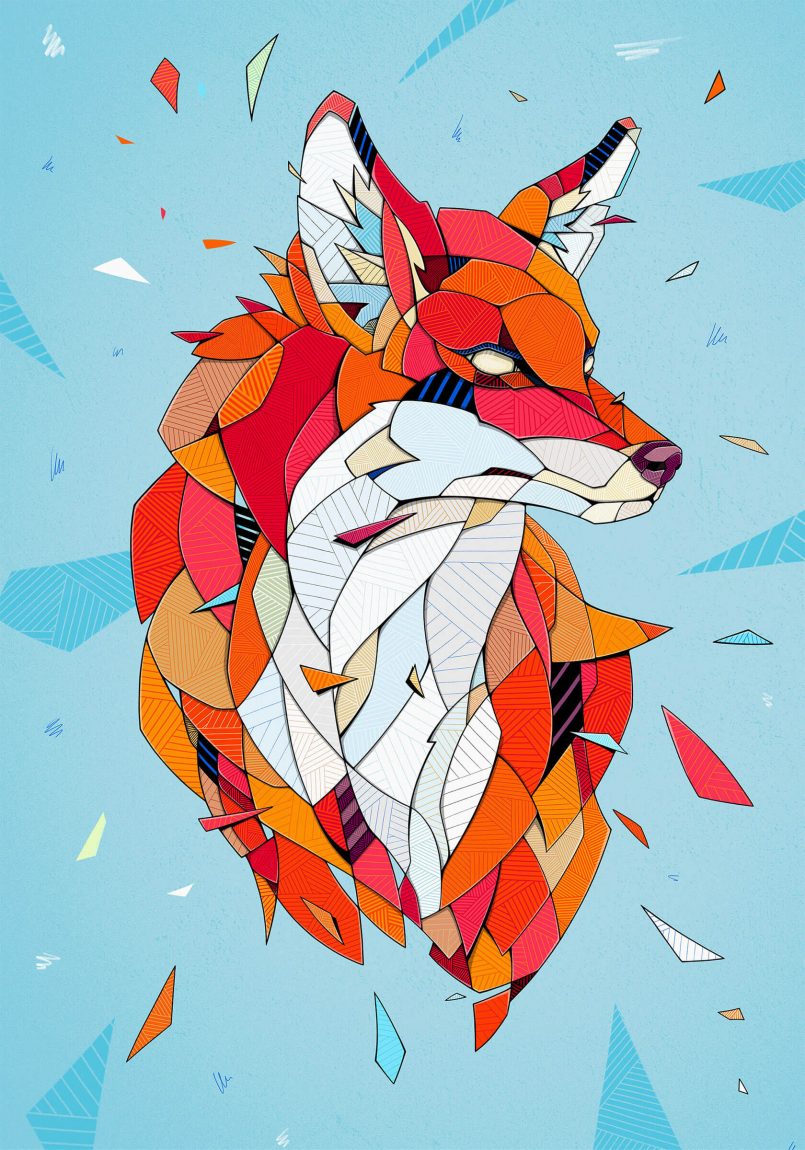 Fragmented Creatures: Illustrations by Andreas Preis | Daily design ...