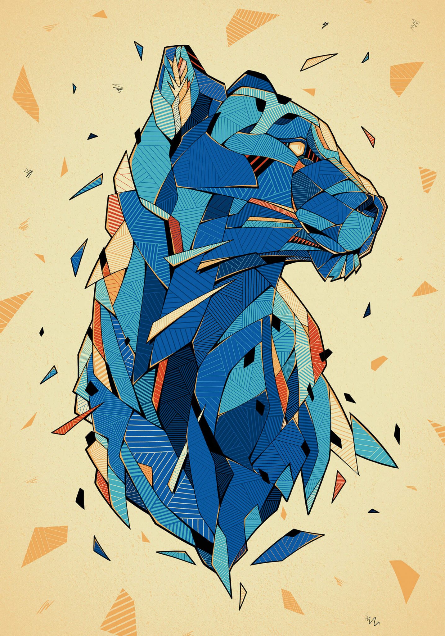 Fragmented Creatures: Illustrations by Andreas Preis | Daily design ...