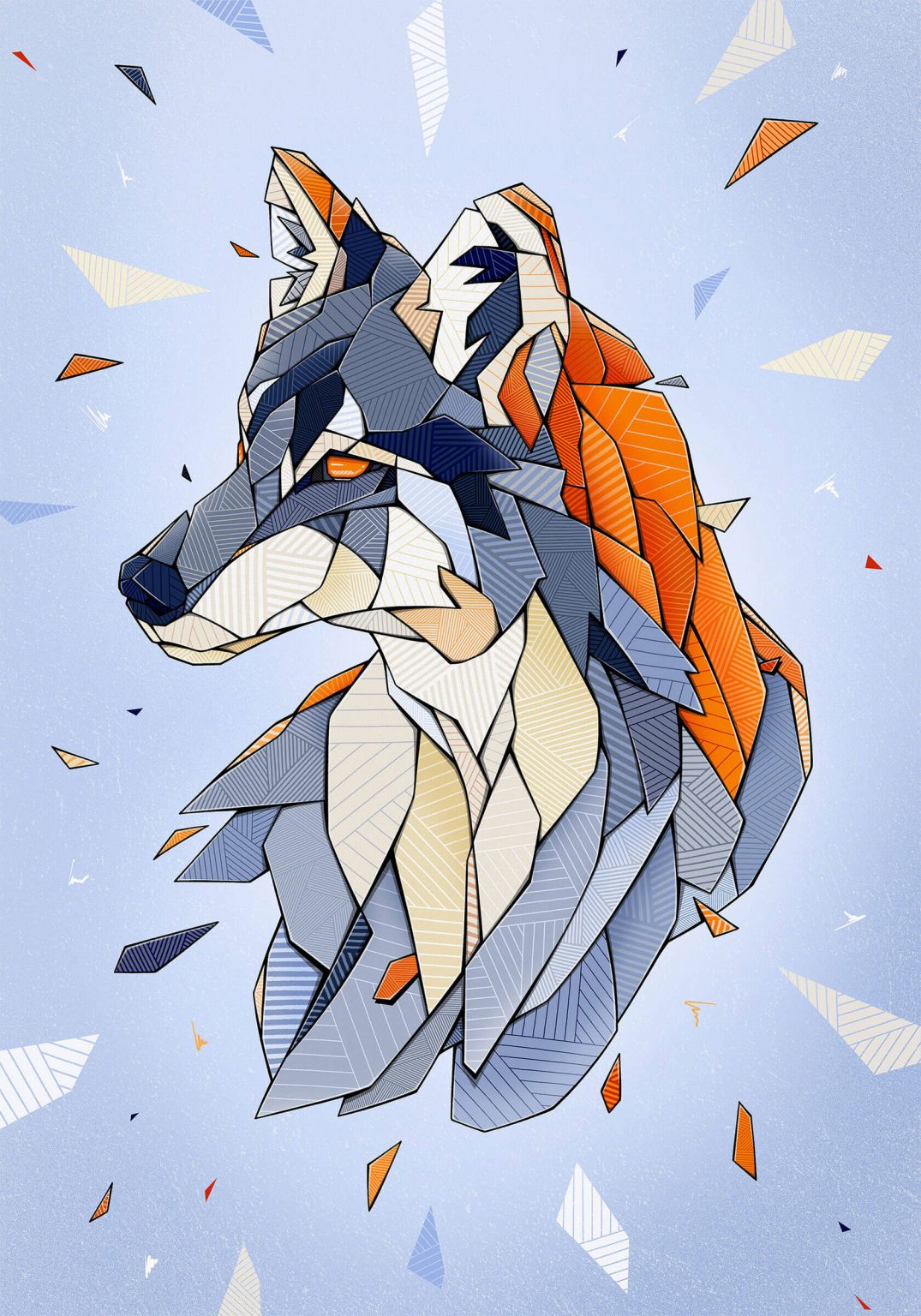 Fragmented Creatures: Illustrations by Andreas Preis | Daily design ...