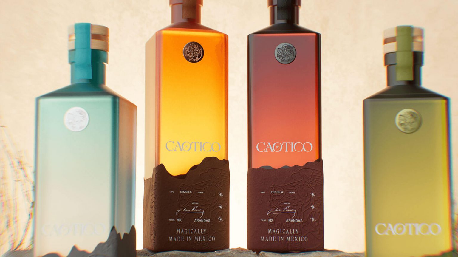 Caótico Tequila Packaging Design by HI! Estudio | Daily design ...