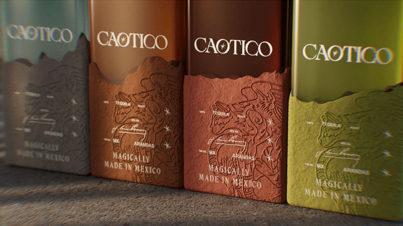 Caótico Tequila Packaging Design by HI! Estudio | Daily design ...