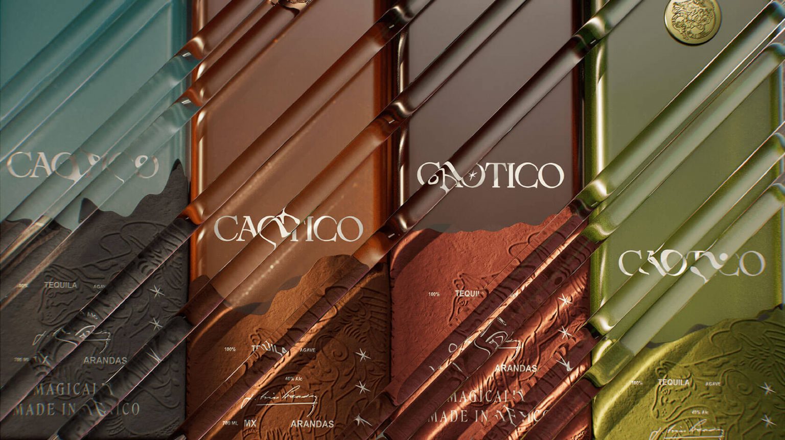 Caótico Tequila Packaging Design by HI! Estudio | Daily design ...