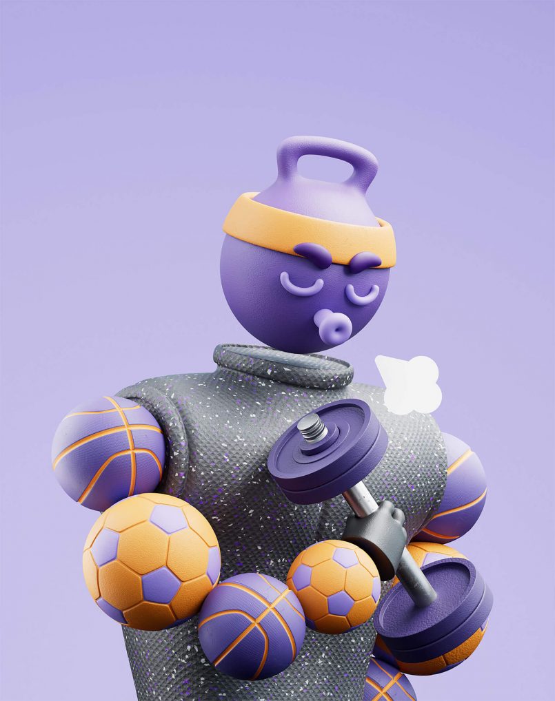 Awesome 3D Illustrations by Anastasiia Berezhnaia | Daily design ...