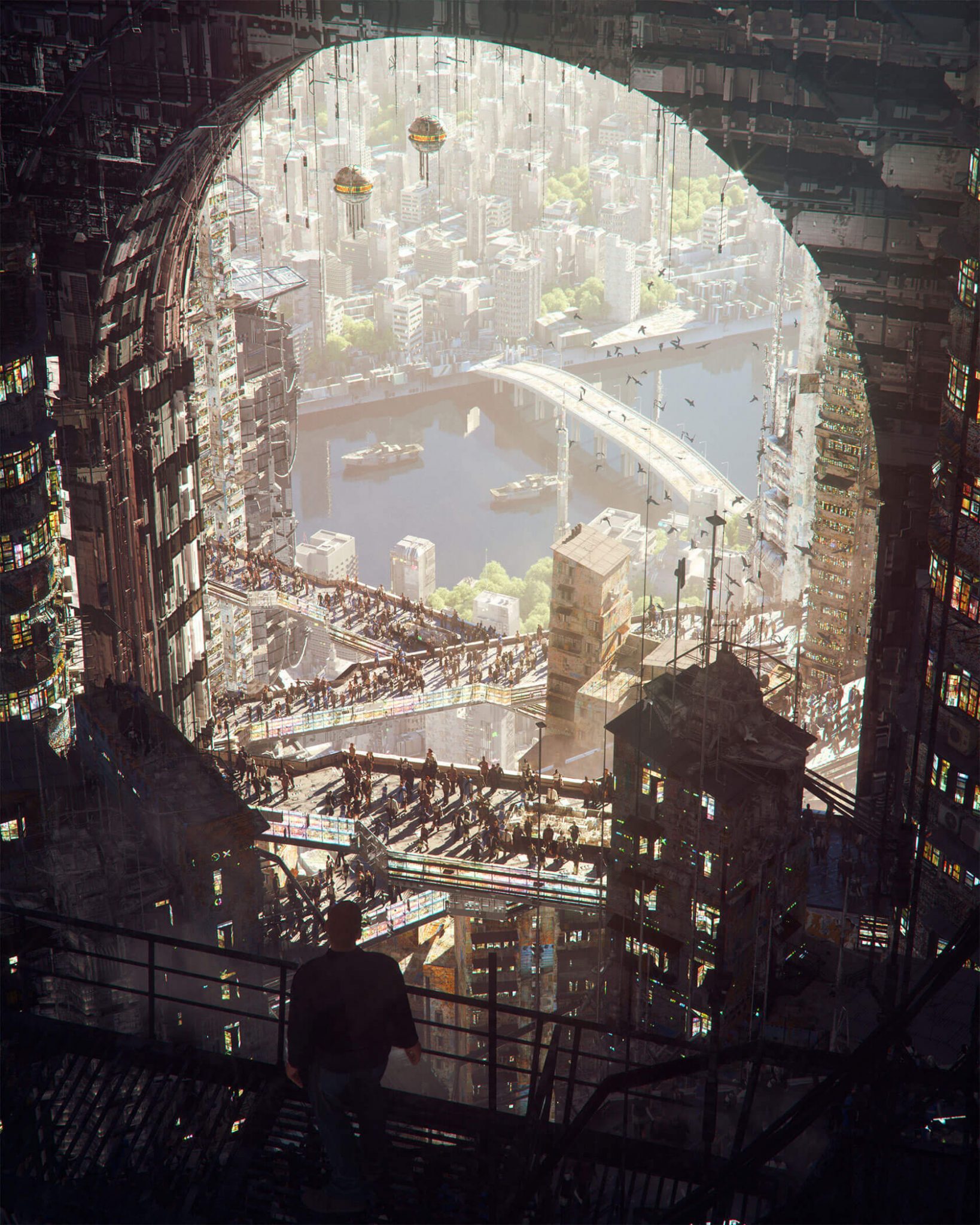 Dystopian Dreams: Digital Art by Annibale Siconolfi | Daily design ...